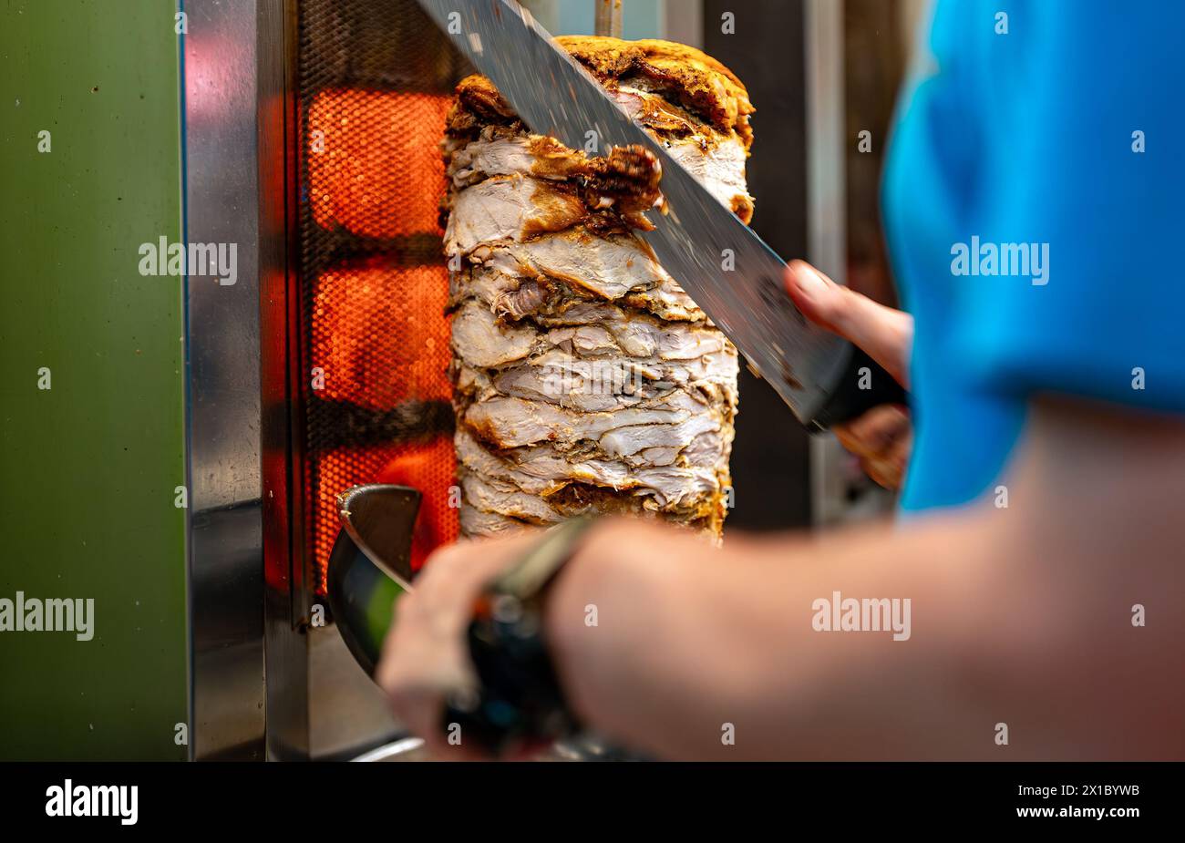 Shawarma machine hi-res stock photography and images - Alamy