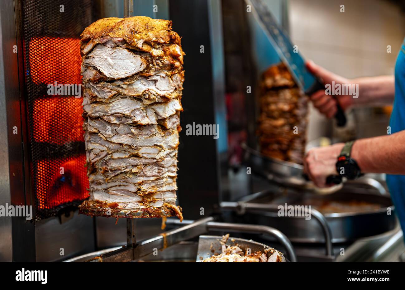 Shawarma machine hi-res stock photography and images - Alamy