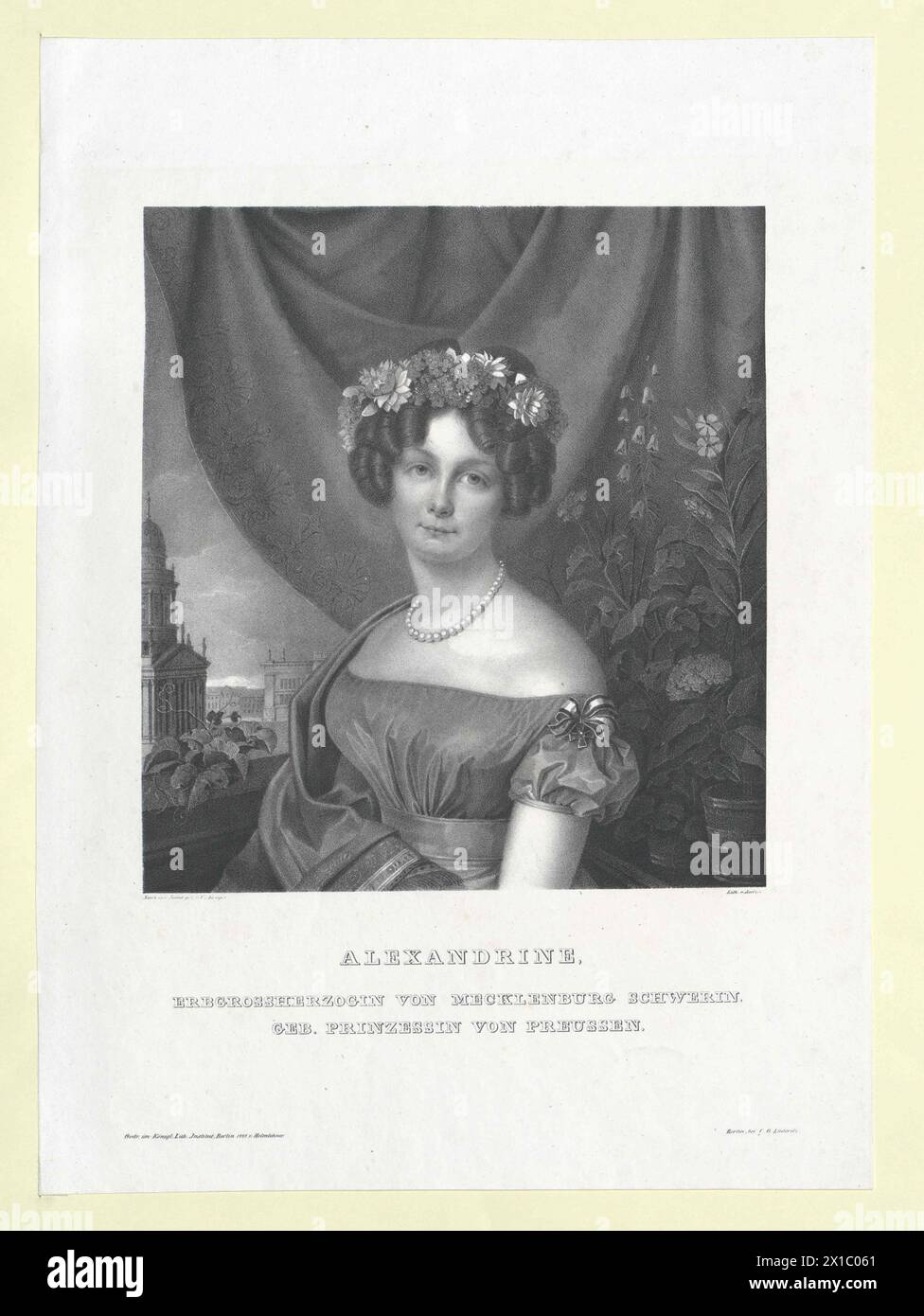 Alexandrine, princess of Prussia, - 19830422 PD135262 - Rechteinfo ...
