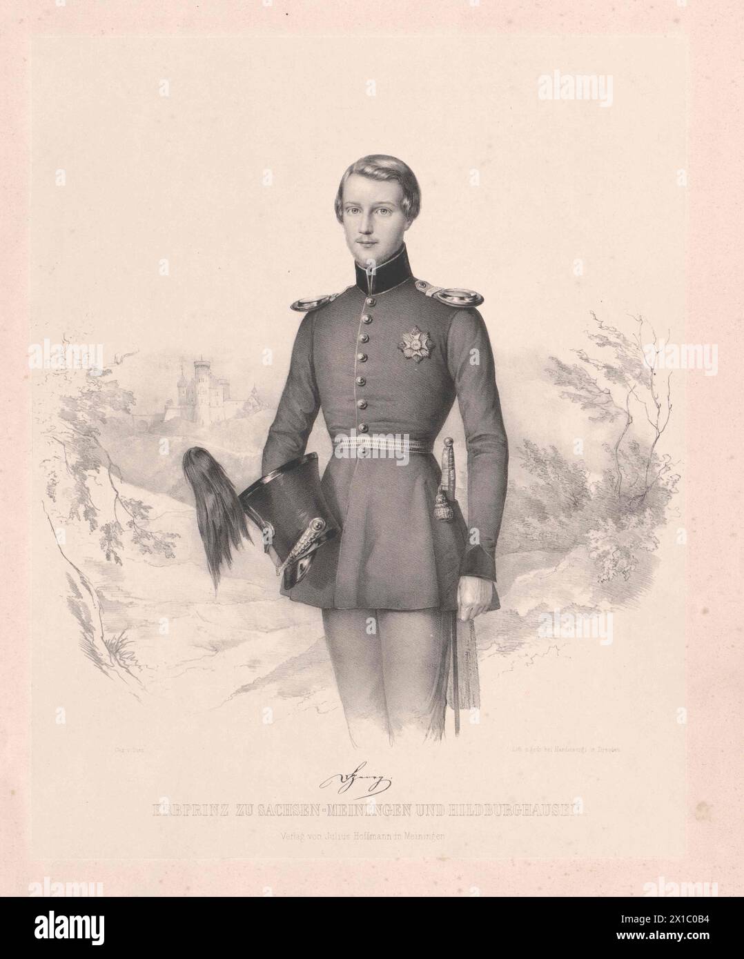 George II, Duke of Saxe-Meiningen, - 19830422 PD137175 - Rechteinfo ...