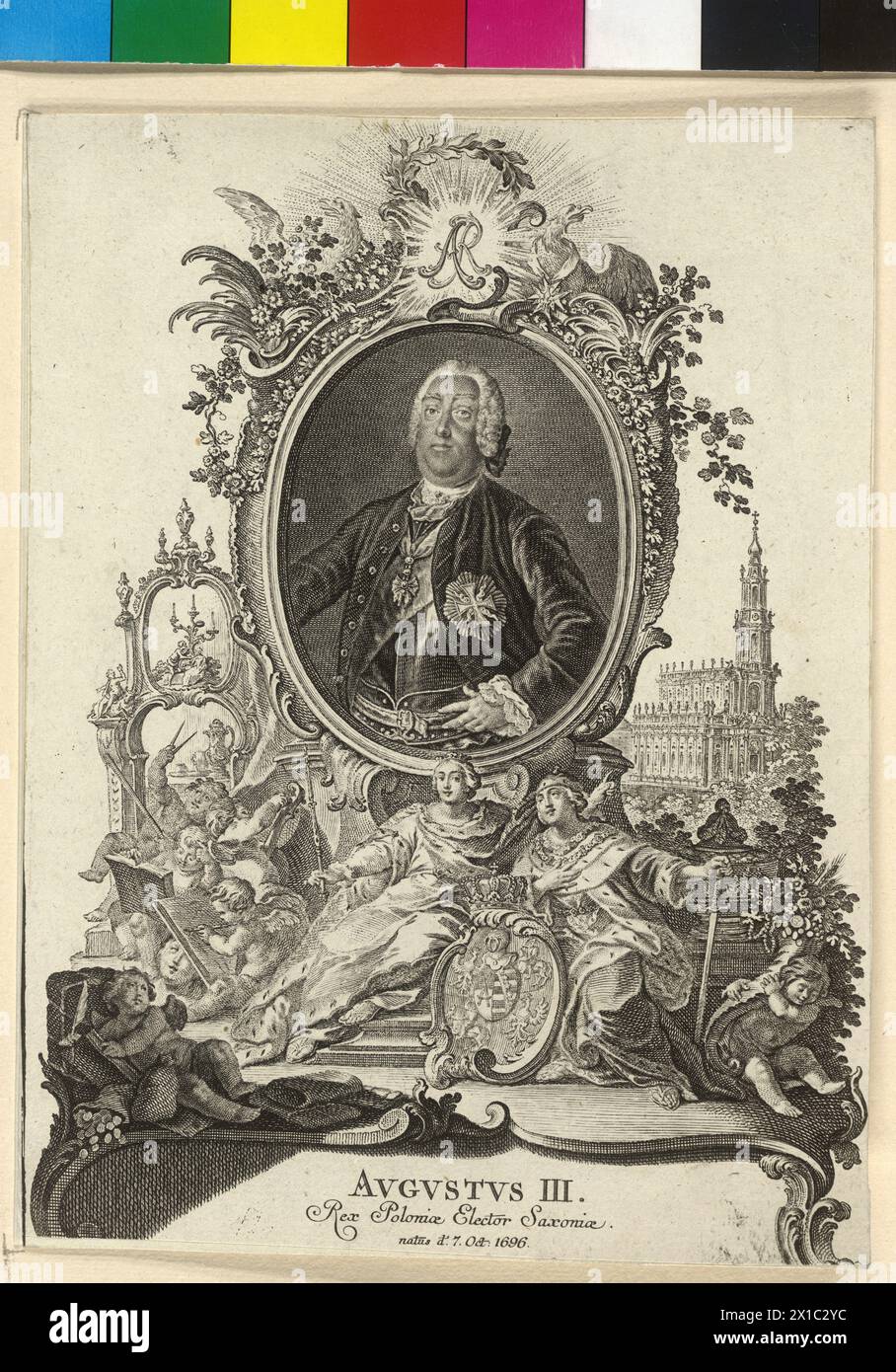 Frederick August II, Elector of Saxony, - 19830422 PD21421 - Rechteinfo ...