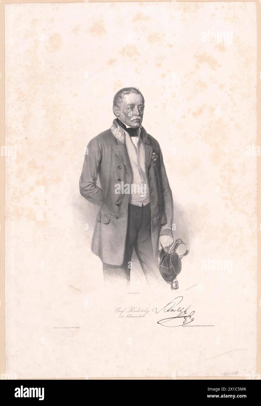 Radetzky of Radetz, Joseph count, - 19830422 PD44506 - Rechteinfo ...