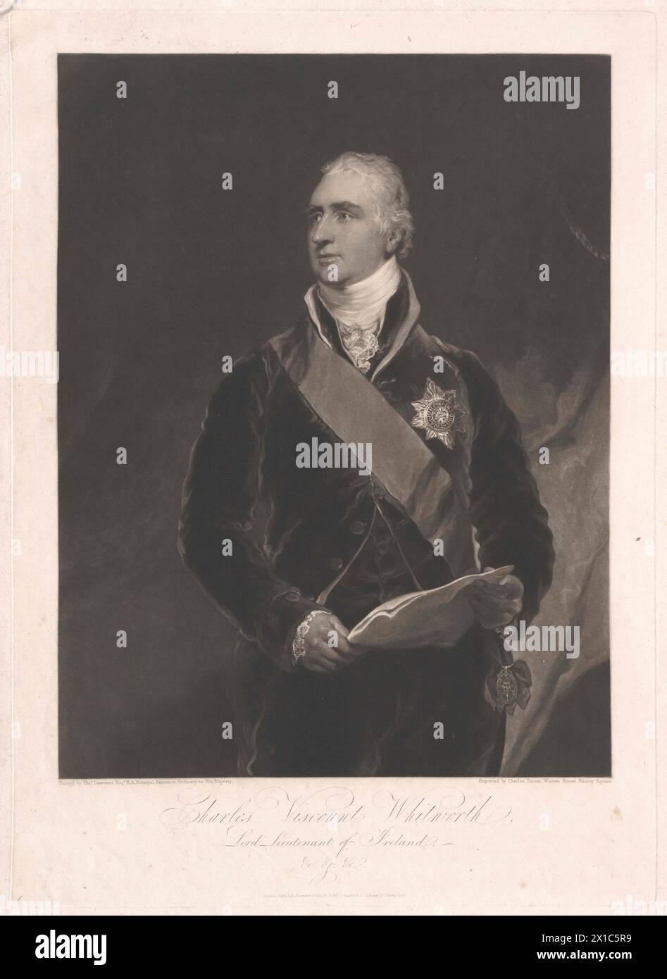 Whitworth, 1st earl Whitworth, Charles, - 19830422 PD44858 - Rechteinfo ...