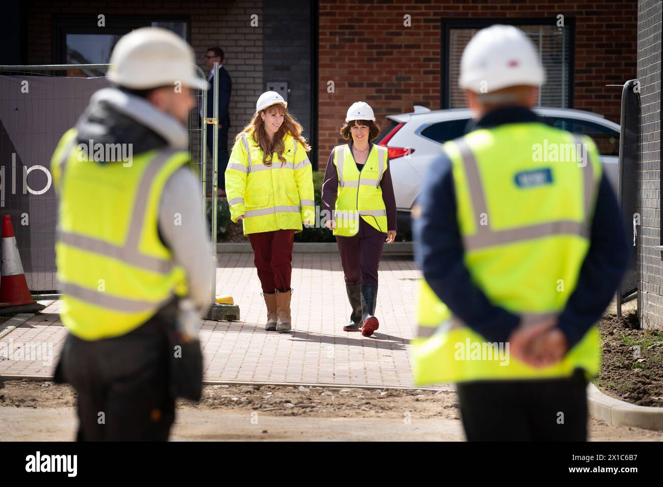 Shadow chancellor Rachel Reeves (right) and Deputy Labour leader Angela ...