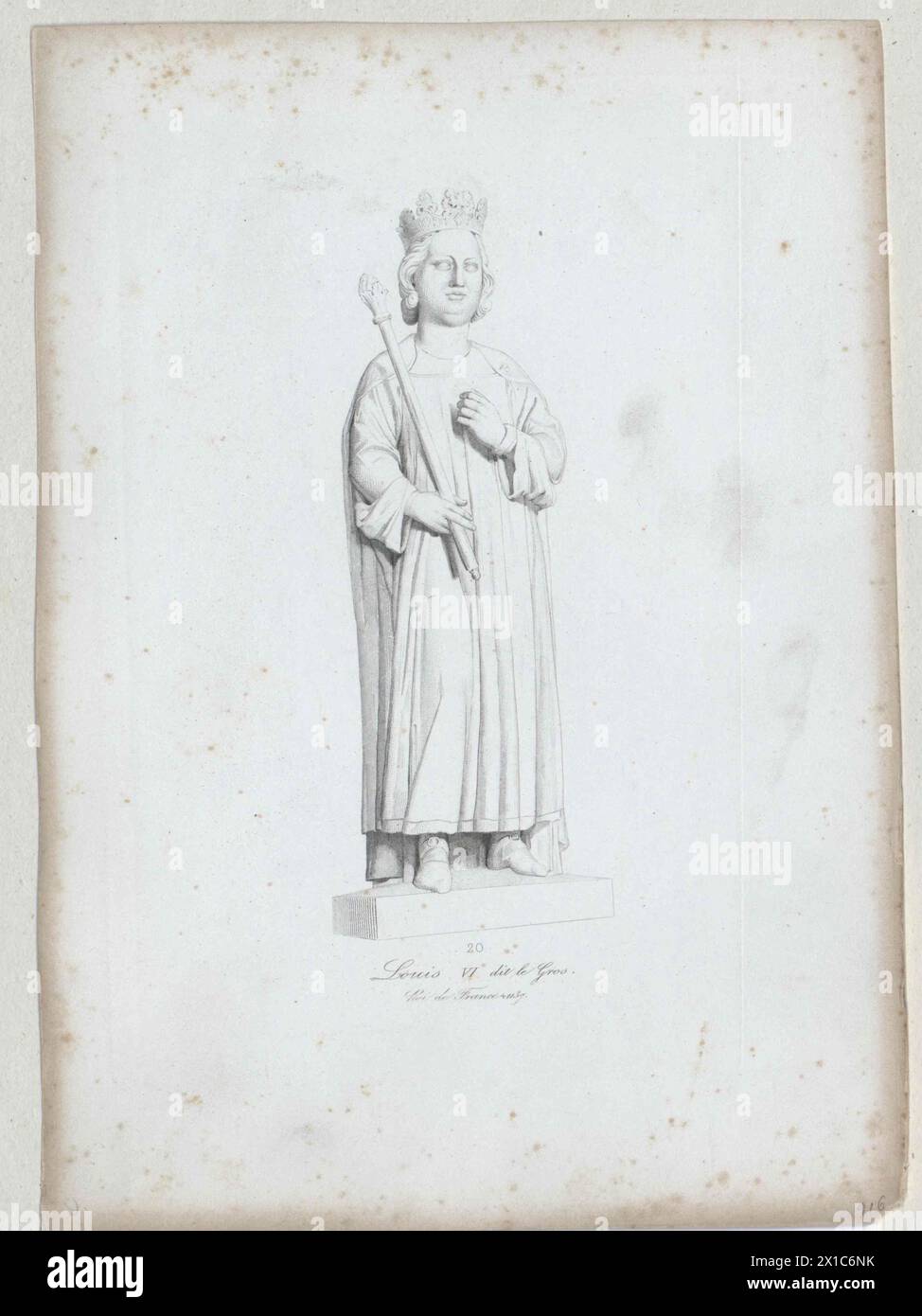 Louis VI, the thickness King of France, - 19830422 PD51042 - Rechteinfo ...