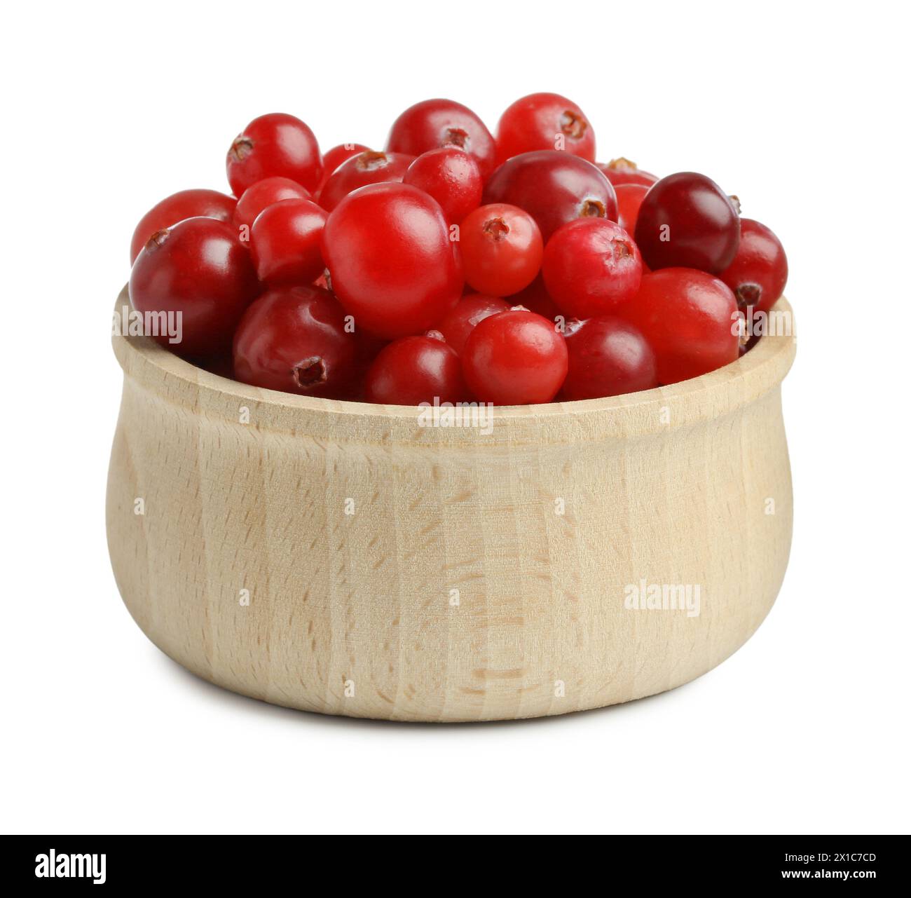 Ripe cranberries isolated Cut Out Stock Images & Pictures - Alamy