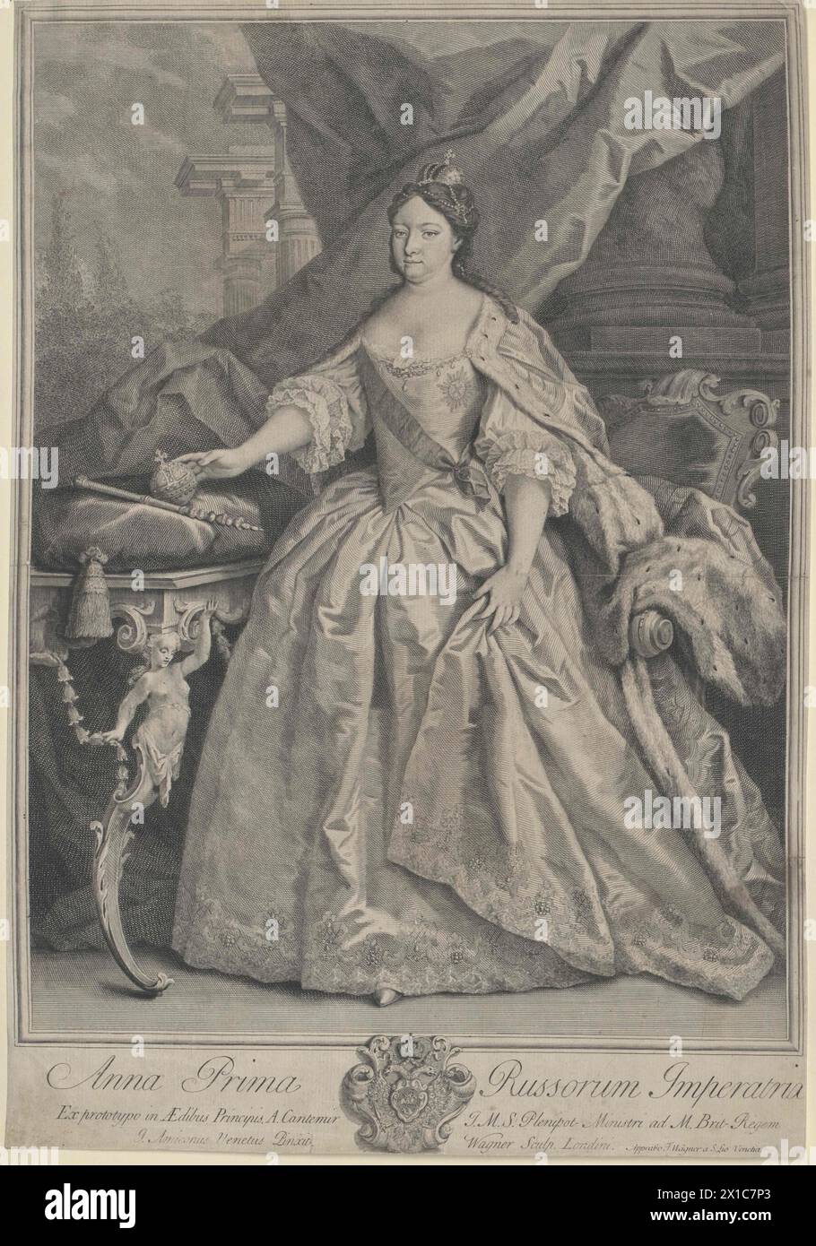 Anna Ioannovna, empress of Russia, - 19830422 PD57534 - Rechteinfo ...