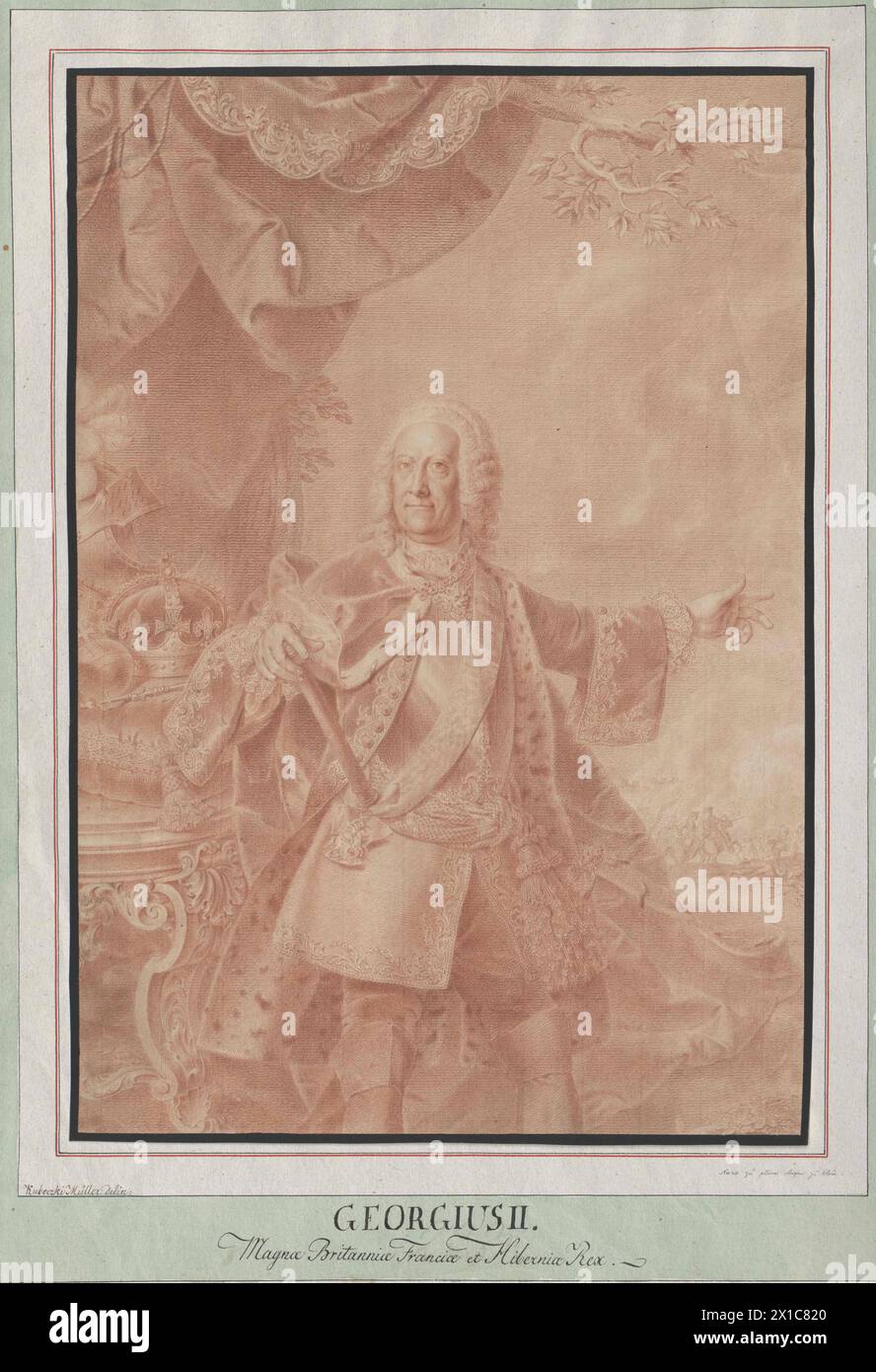 George II, King of England elector of Hanover, - 19830422 PD58048 ...