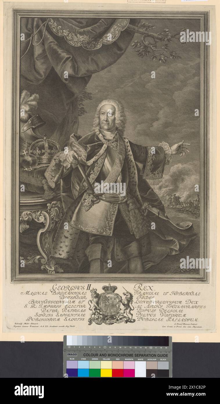 George II, King of England elector of Hanover, - 19830422 PD58032 ...