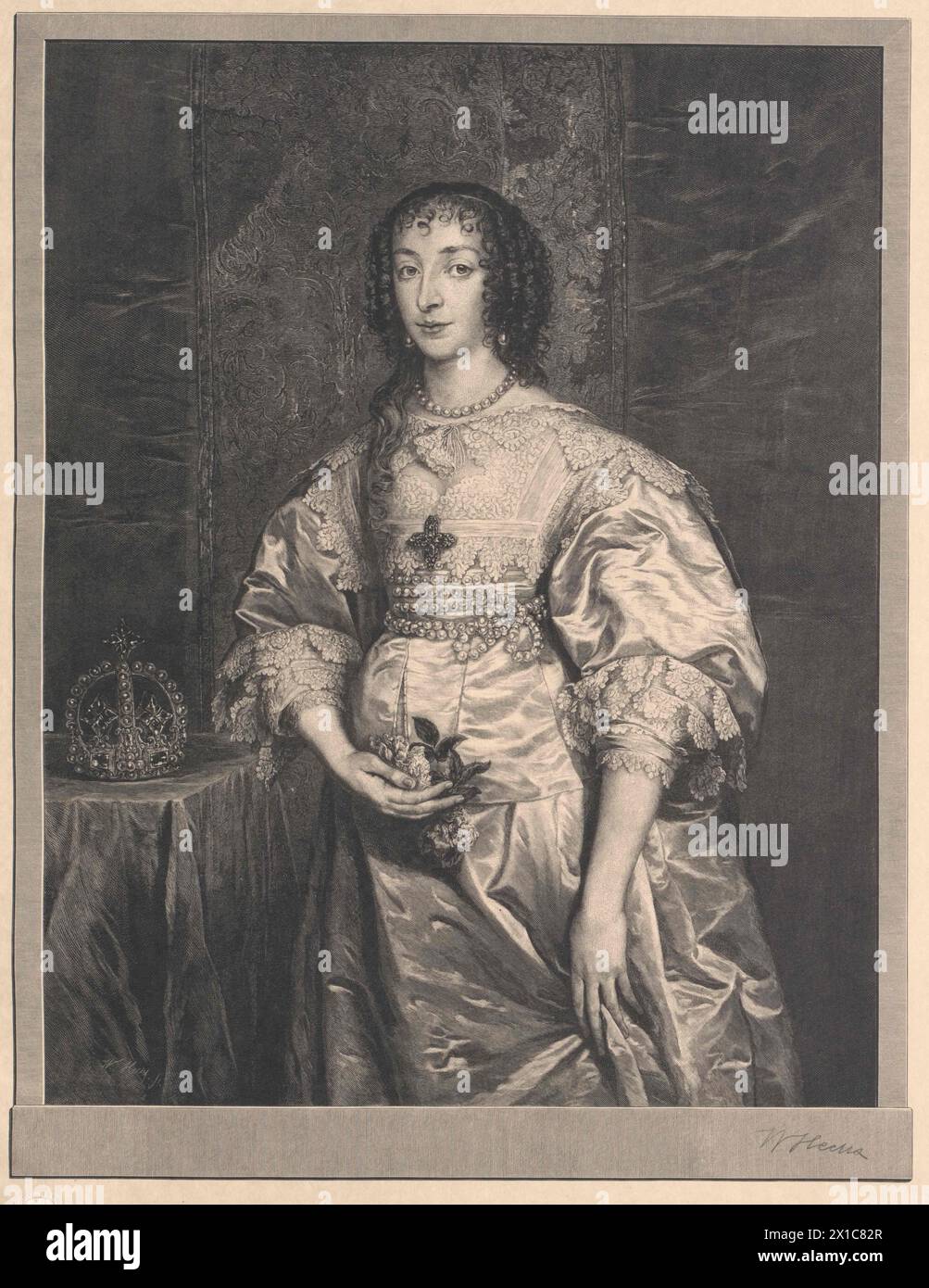 Henriette Maria, princess of France (1609-1669), - 19830422 PD5922 ...