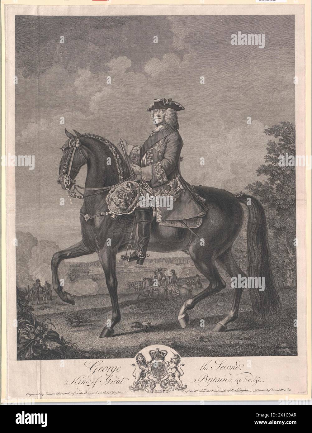 George II, King of England elector of Hanover, - 19830422 PD6502 ...