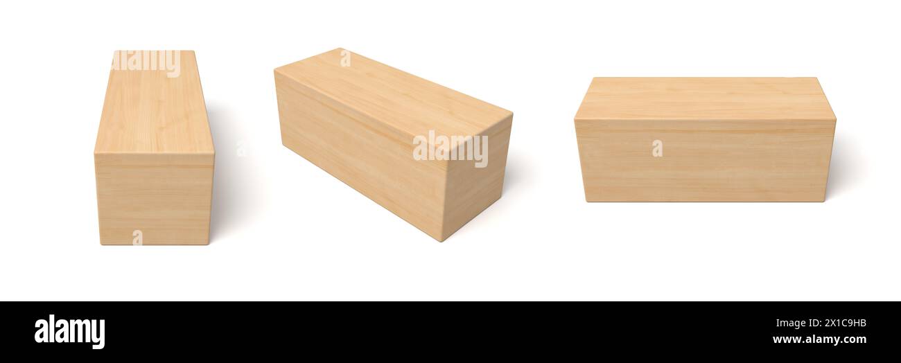 Wooden blocks arranged in different orientations Stock Photo - Alamy