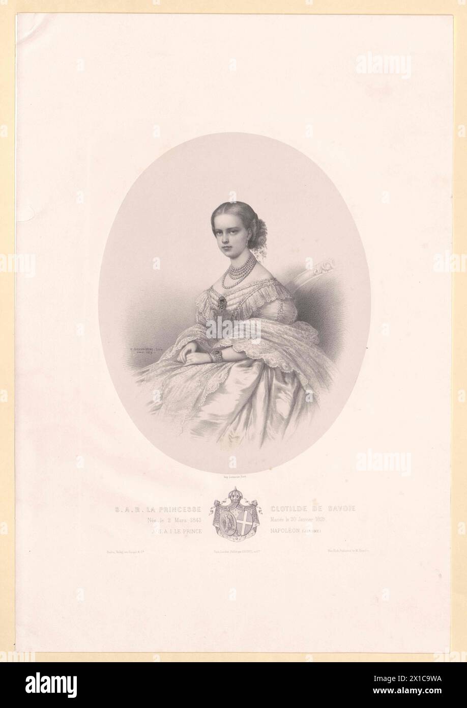 Klotilde. princess of Savoy Carignan, - 19830422 PD66917 - Rechteinfo ...