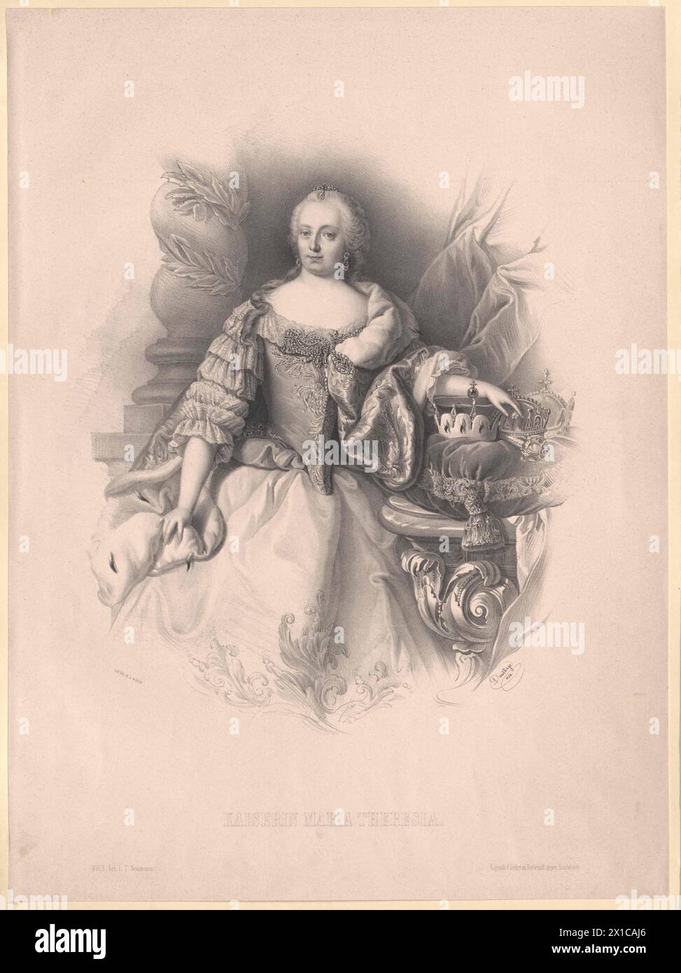 Maria Theresa, Holy Roman empress, - 19830422 PD71105 - Rechteinfo ...