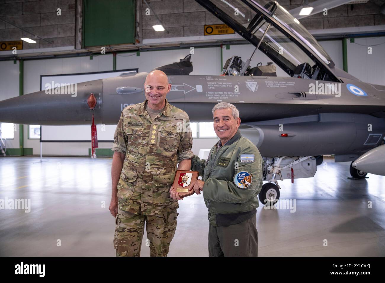 Acting Defense Chief, General Michael W. Hyldgaard together with ...