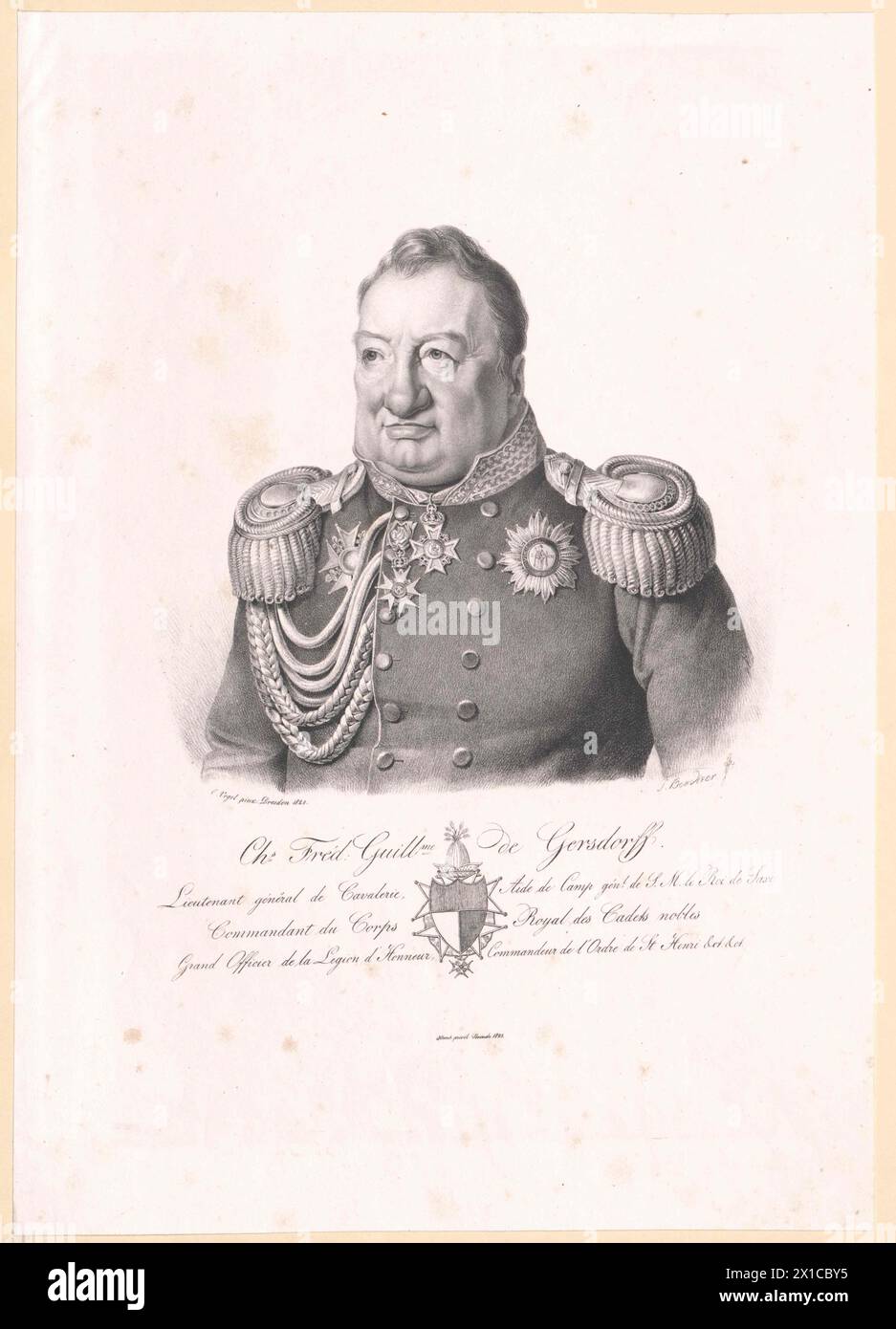 Gersdorff, Karl Frederick Wilhelm von, - 19830422 PD80458 - Rechteinfo ...