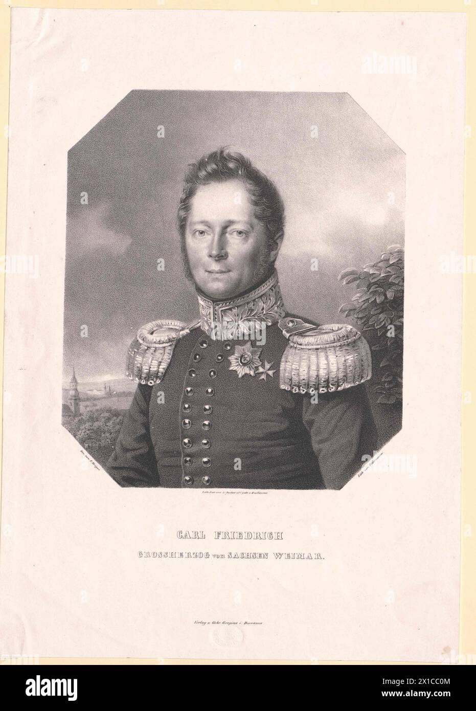 Karl Frederick, Grand Duke of Saxe-Weimar Eisenach, - 19830422 PD81059 ...