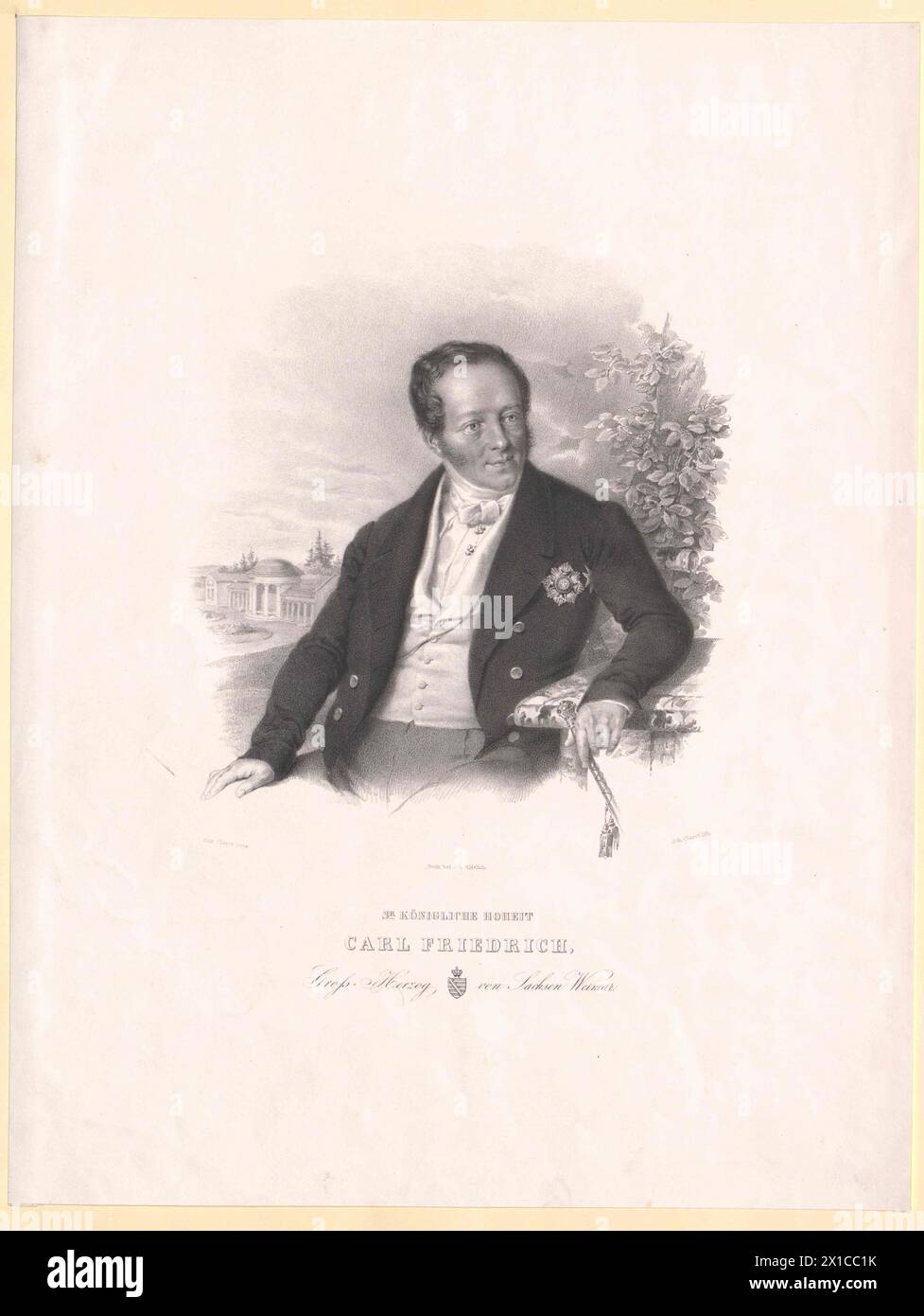 Karl Frederick, Grand Duke of Saxe-Weimar Eisenach, - 19830422 PD81353 ...