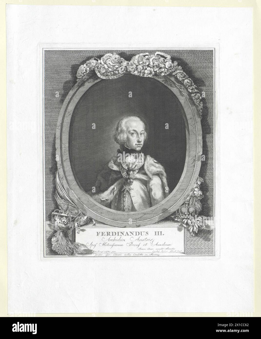 Ferdinand III, Archduke of Austria Grand Duke of Tuscany, - 19830422 ...
