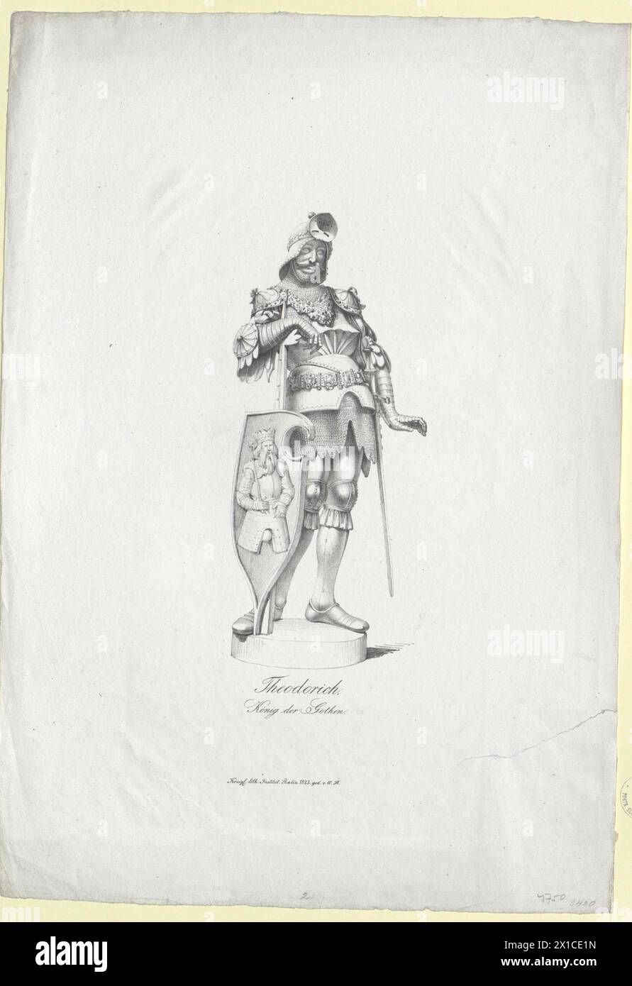 Theoderic the Great, King of the Ostrogoth, - 19830422 PD97525 ...