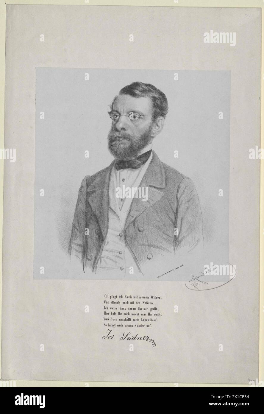 Seidner, Joseph, lived circa 1857, - 19830422 PD97927 - Rechteinfo ...