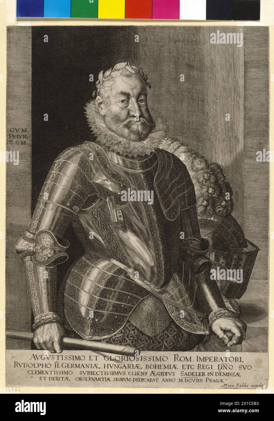 Rudolf II, Holy Roman Emperor, engraving by Egidius Sadeler, - 20110525 ...
