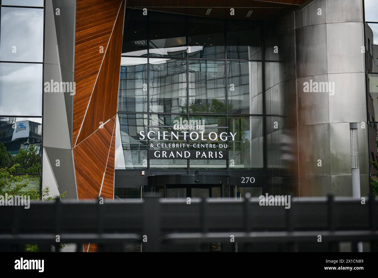 This photograph shows the Church of Scientology and Celebrity Centre du ...