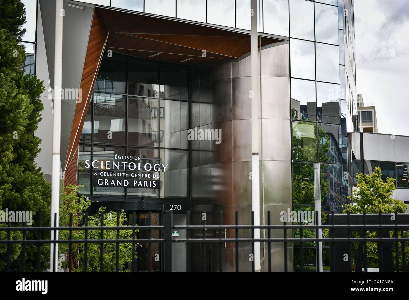This photograph shows the Church of Scientology and Celebrity Centre du ...