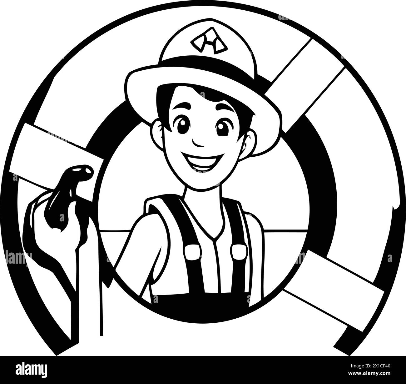Life saver cartoon hi-res stock photography and images - Alamy