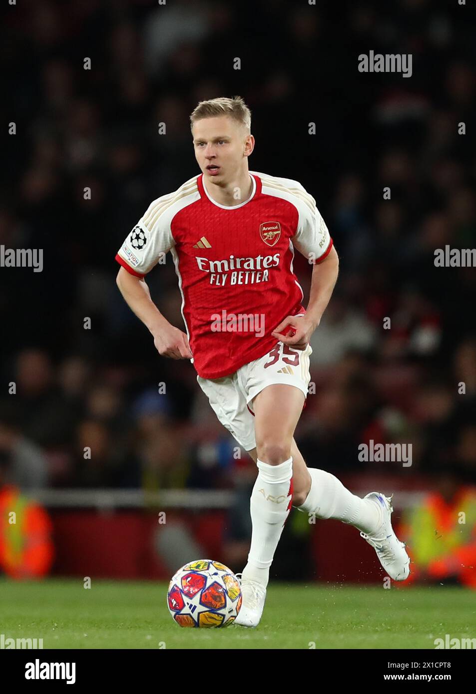 Oleksandr Zinchenko of Arsenal - Arsenal v FC Bayern Munich, UEFA ...