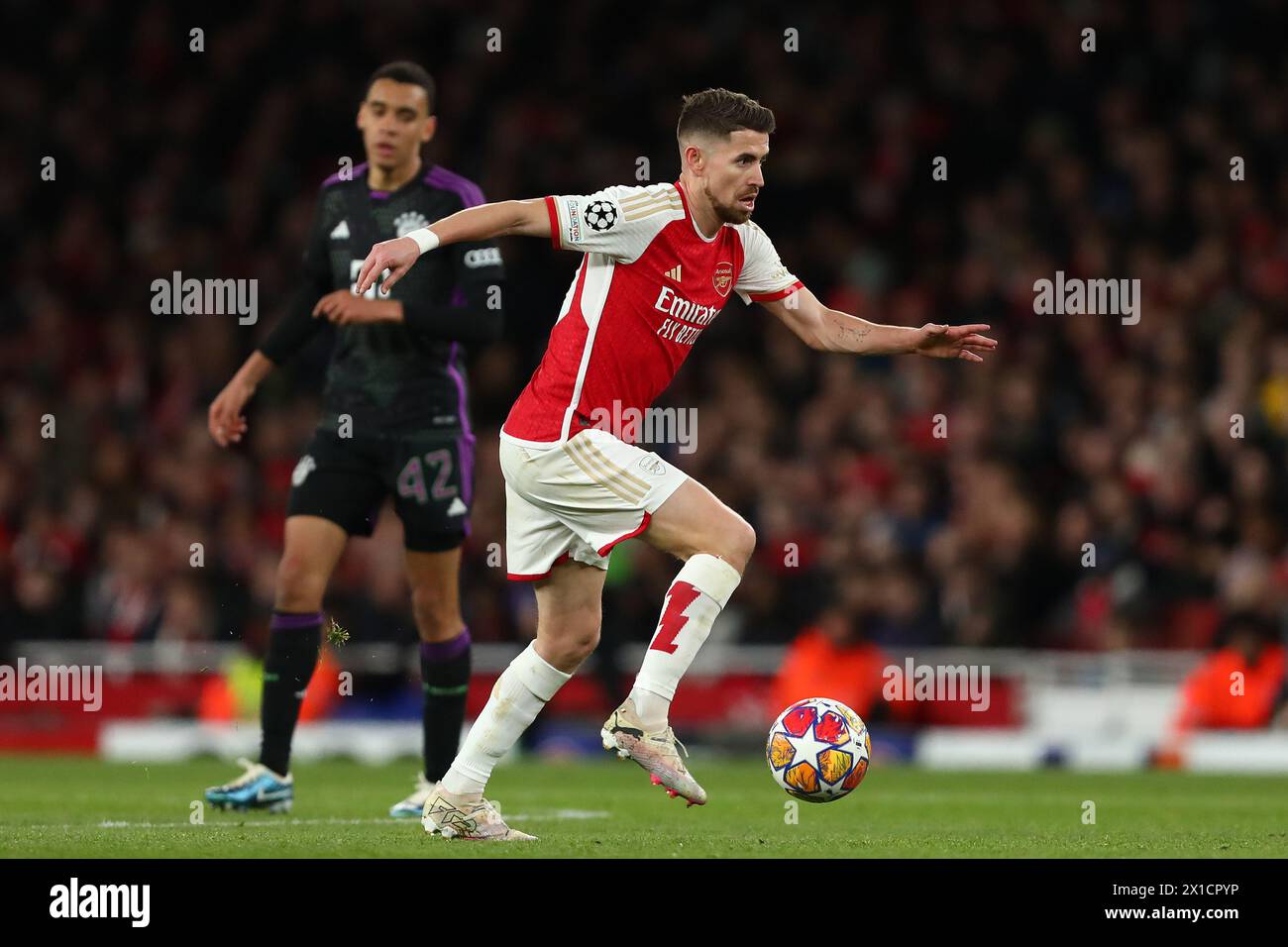 Jorginho of Arsenal - Arsenal v FC Bayern Munich, UEFA Champions League ...