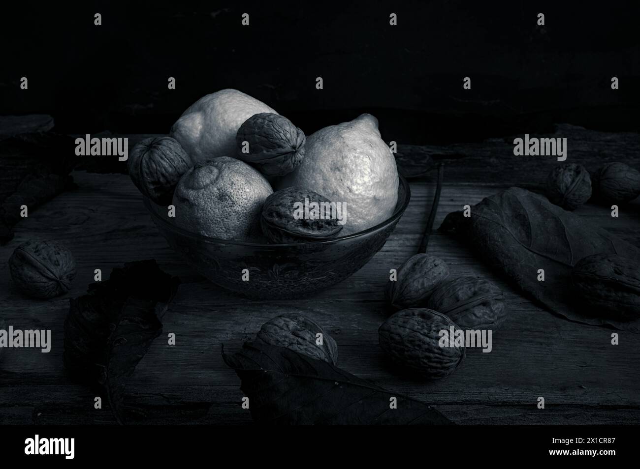 still life with food. Low key Stock Photo - Alamy