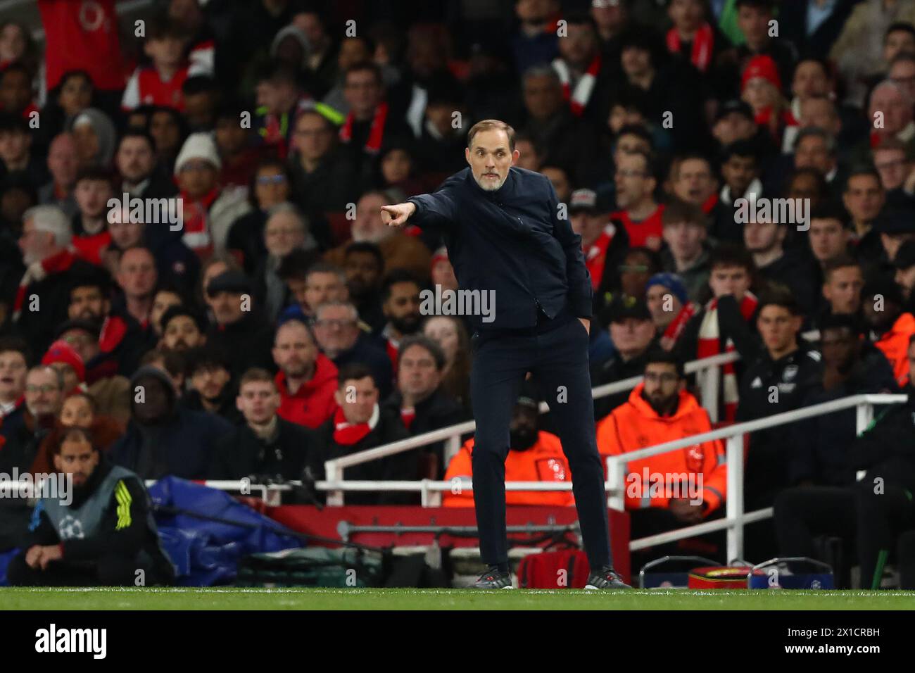 Manager of Bayern Munich, Thomas Tuchel - Arsenal v FC Bayern Munich ...