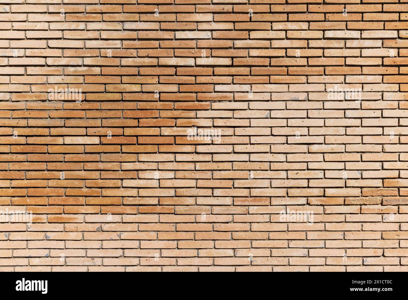 Yellow brick wall frontal view, detailed background photo texture Stock ...