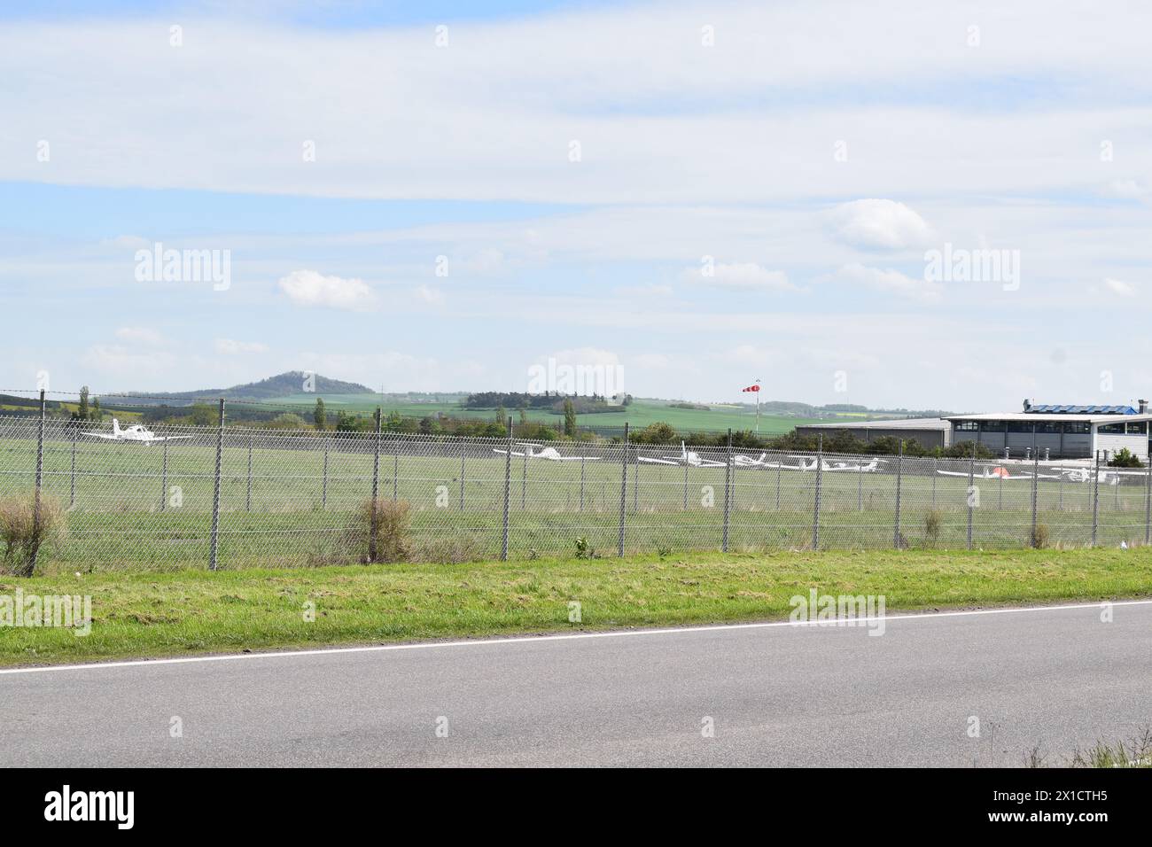 airfield in Germany, Flugplatz Mendig Stock Photo - Alamy