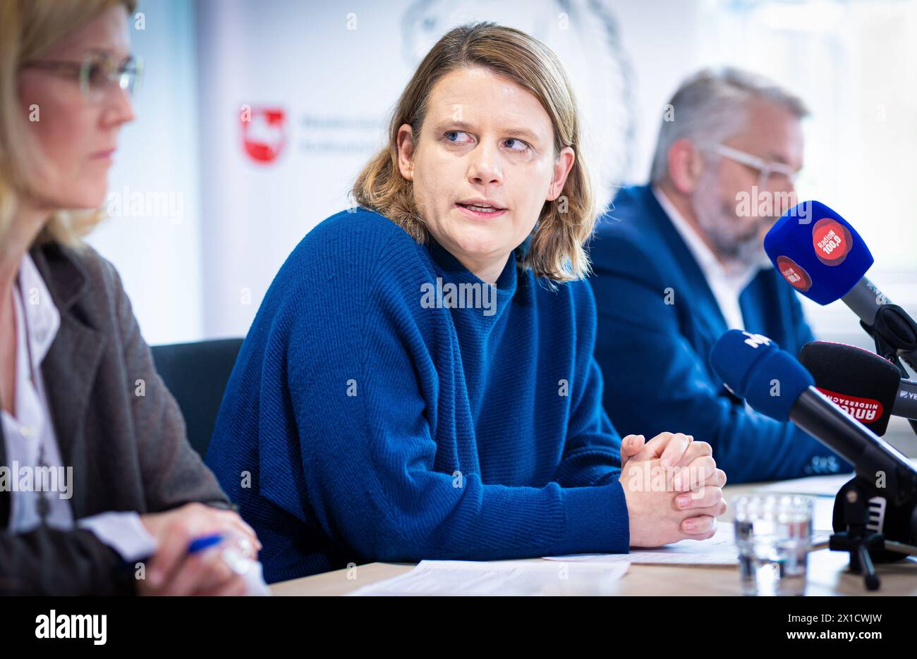 16 April 2024, Lower Saxony, Hanover: Julia Willie Hamburg (Alliance 90 ...