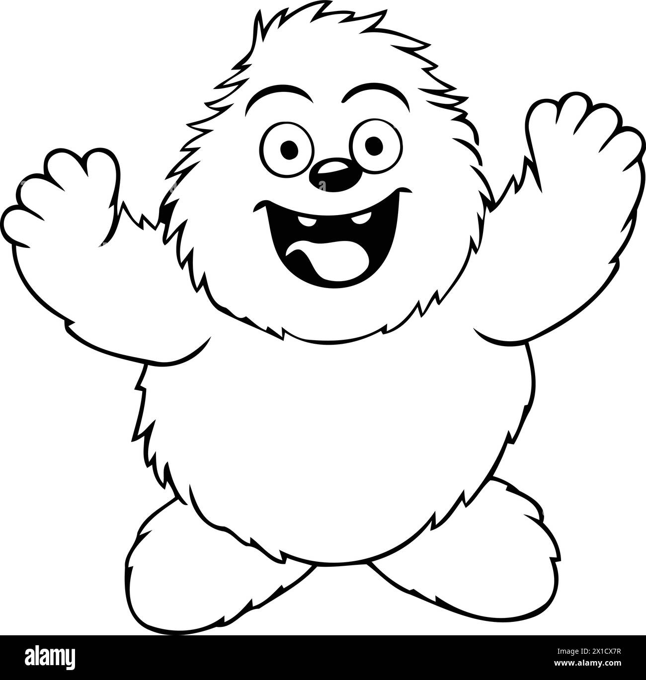 Cute cartoon snowman in a blue circle. Vector illustration Stock Vector ...