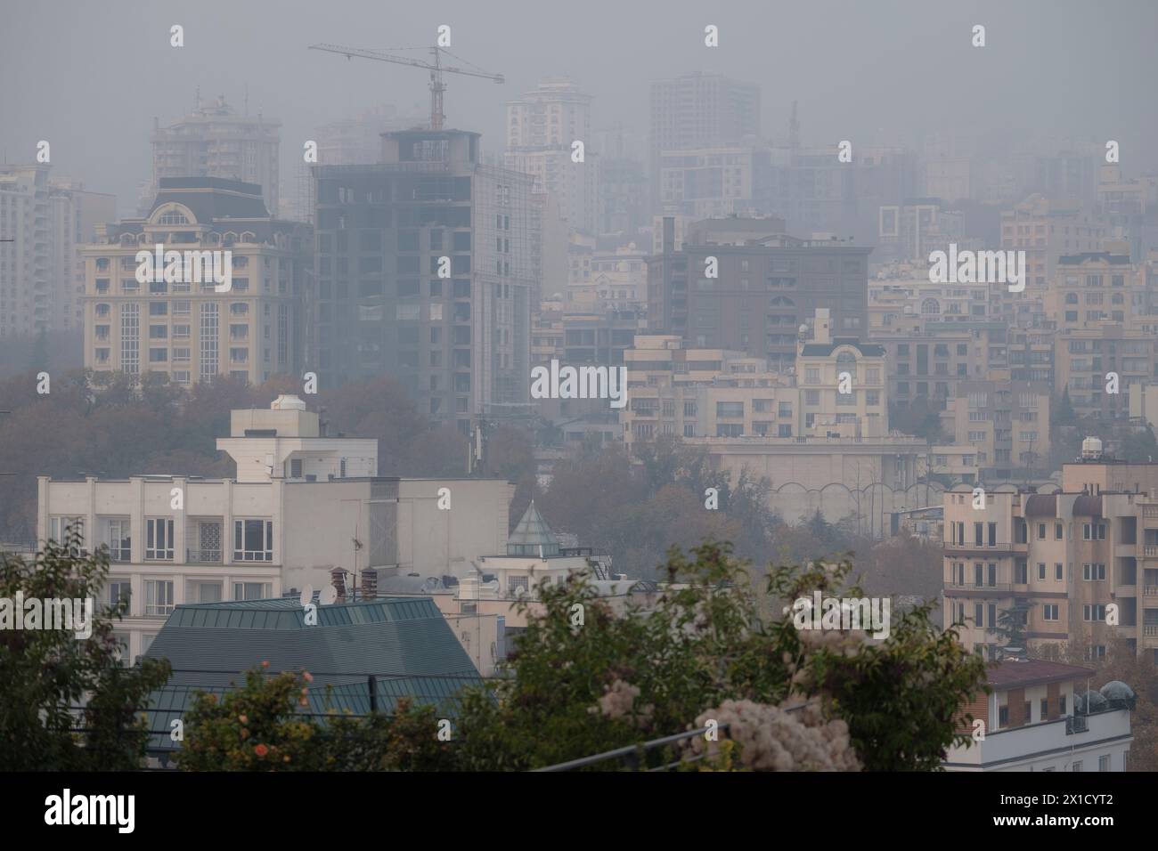 Air pollution and suspending particles in Tehran, Capital of Iran. This ...