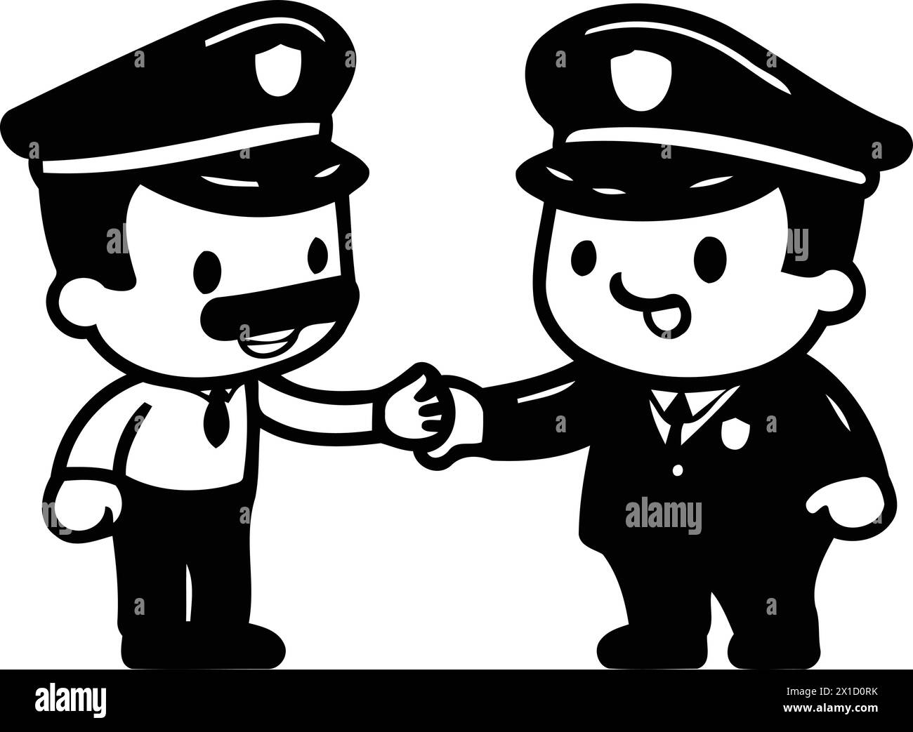 Officer vector cartoon Stock Vector Images - Alamy