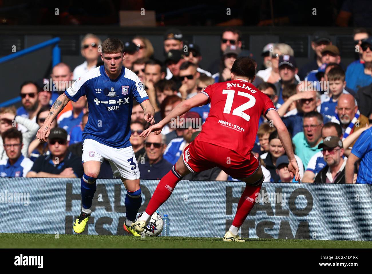 Leif Davis of Ipswich Town and Luke Ayling of Middlesbrough - Ipswich ...