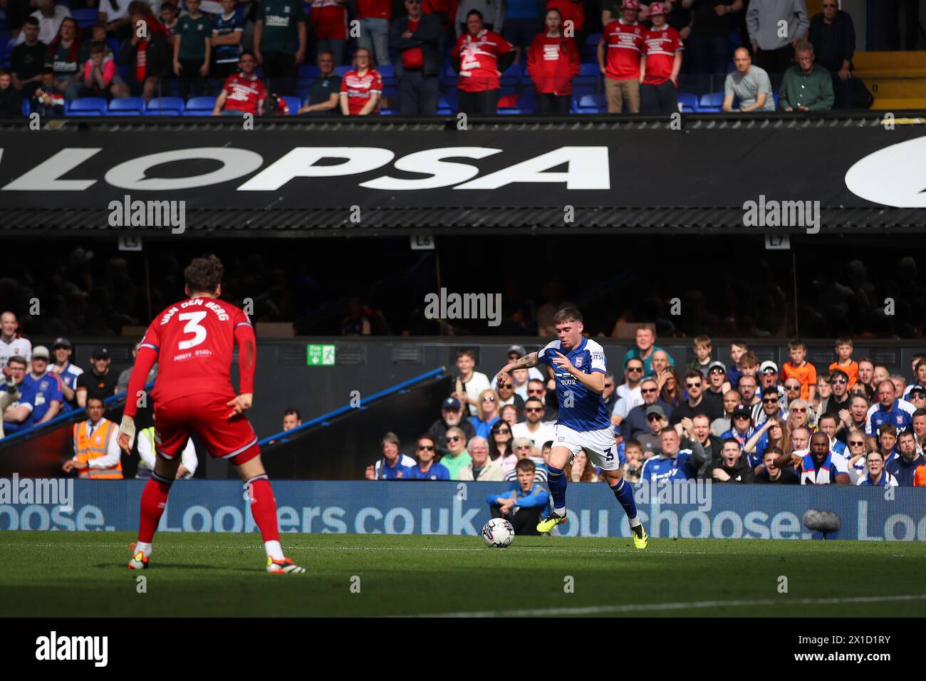 Leif Davis of Ipswich Town - Ipswich Town v Middlesbrough, Sky Bet ...