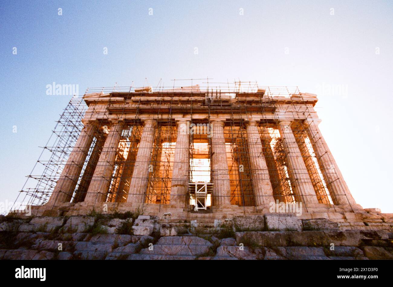 Parthenon Temple, Acropolis, Athens, Greece Stock Photo - Alamy