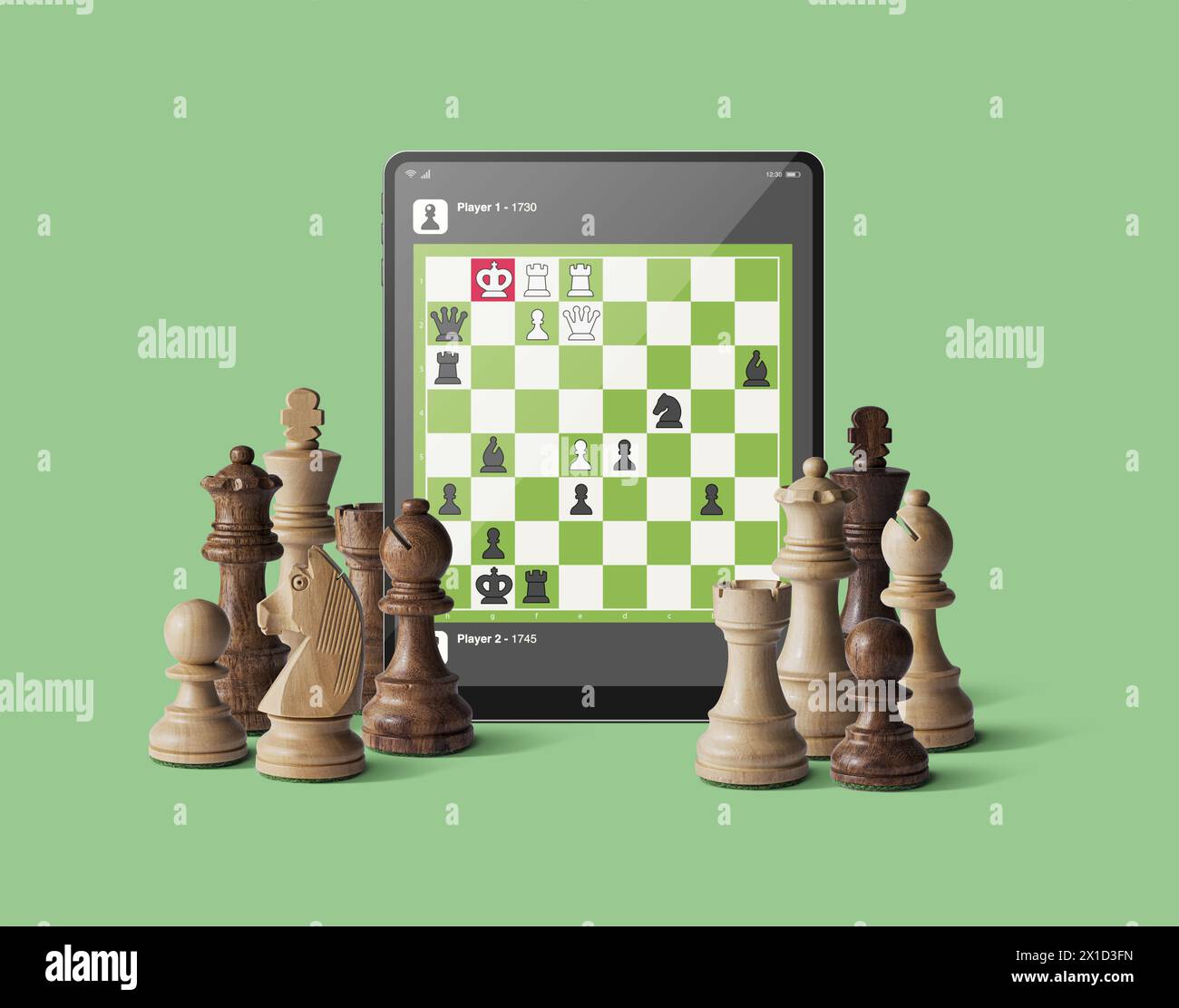 Playing chess online hi-res stock photography and images - Alamy