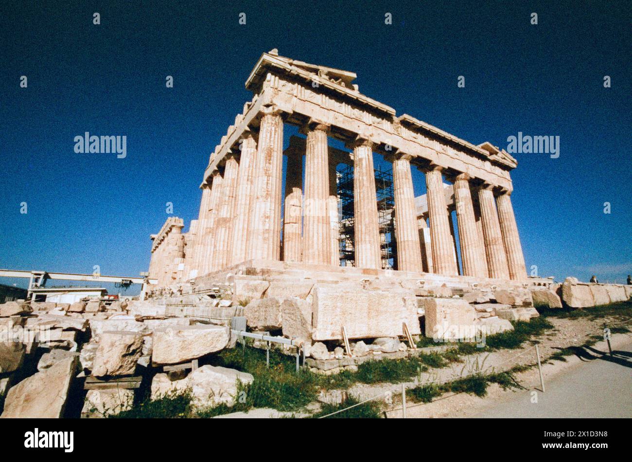 Parthenon Temple, Acropolis, Athens, Greece Stock Photo - Alamy