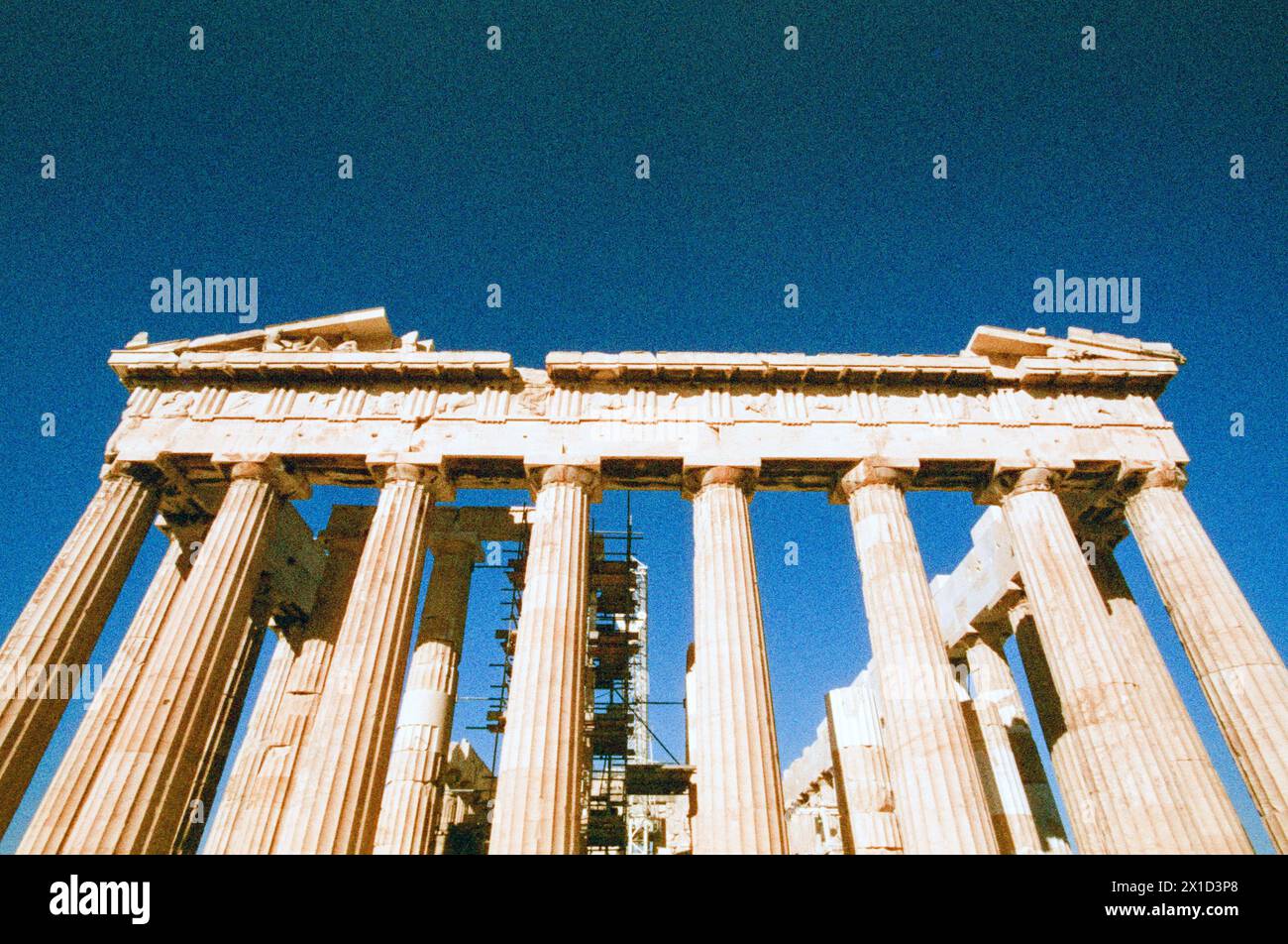 Parthenon Temple, Acropolis, Athens, Greece Stock Photo - Alamy