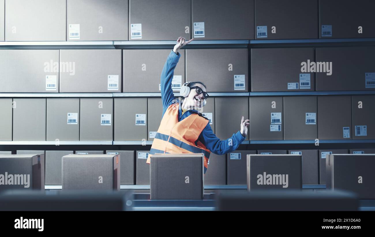 Cheerful and employee and factory hi-res stock photography and images ...