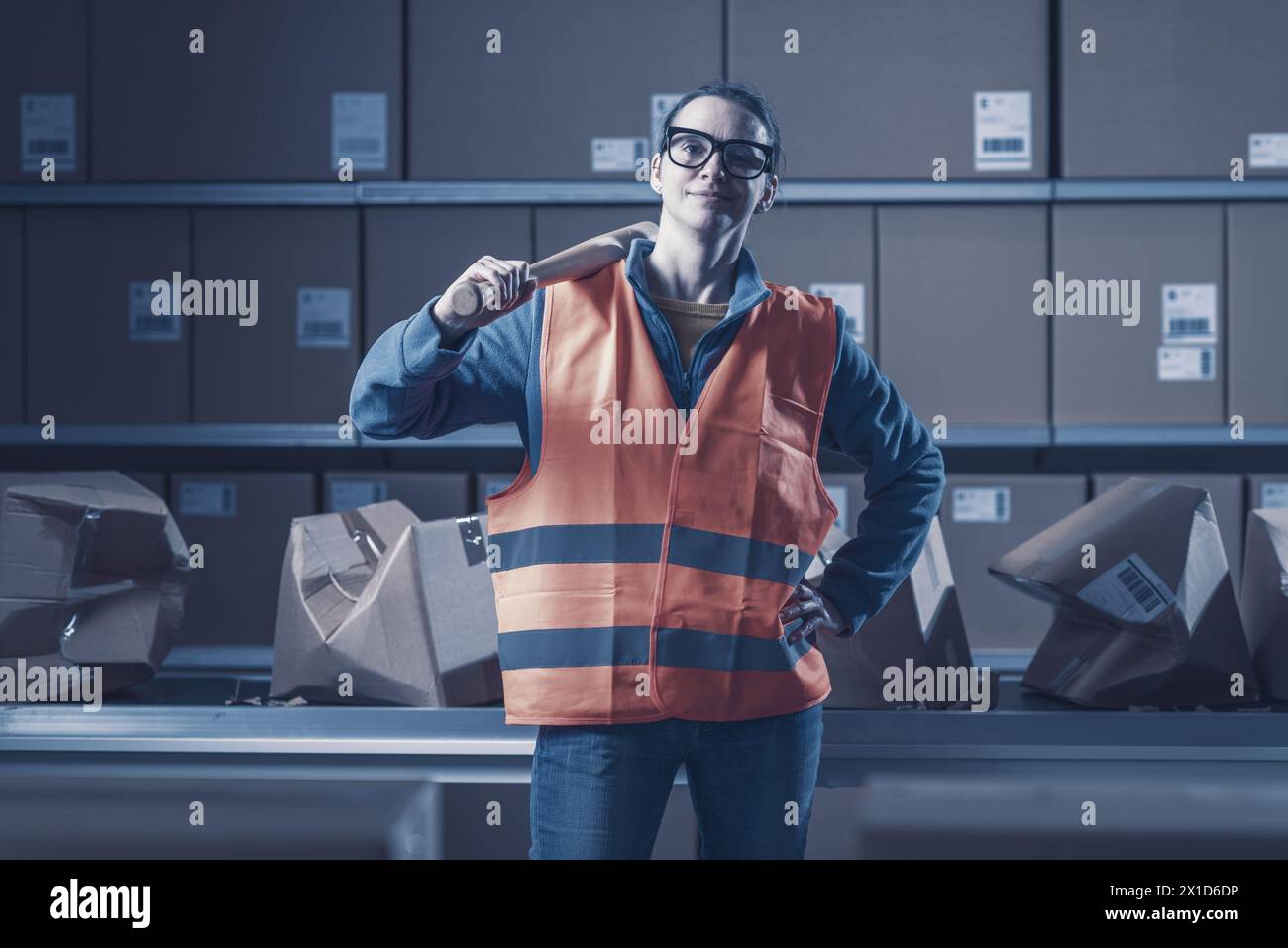 Smashed cardboard boxes hi-res stock photography and images - Alamy