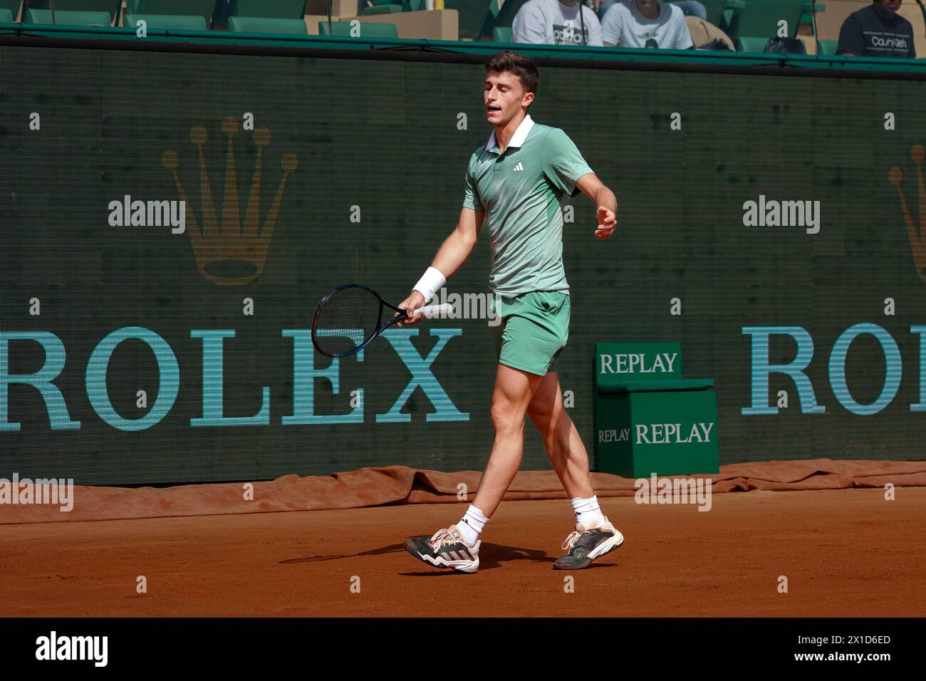 MONTE-CARLO, MONACO - APRIL 08: Luca Nardi of Italie at the Rolex Monte ...