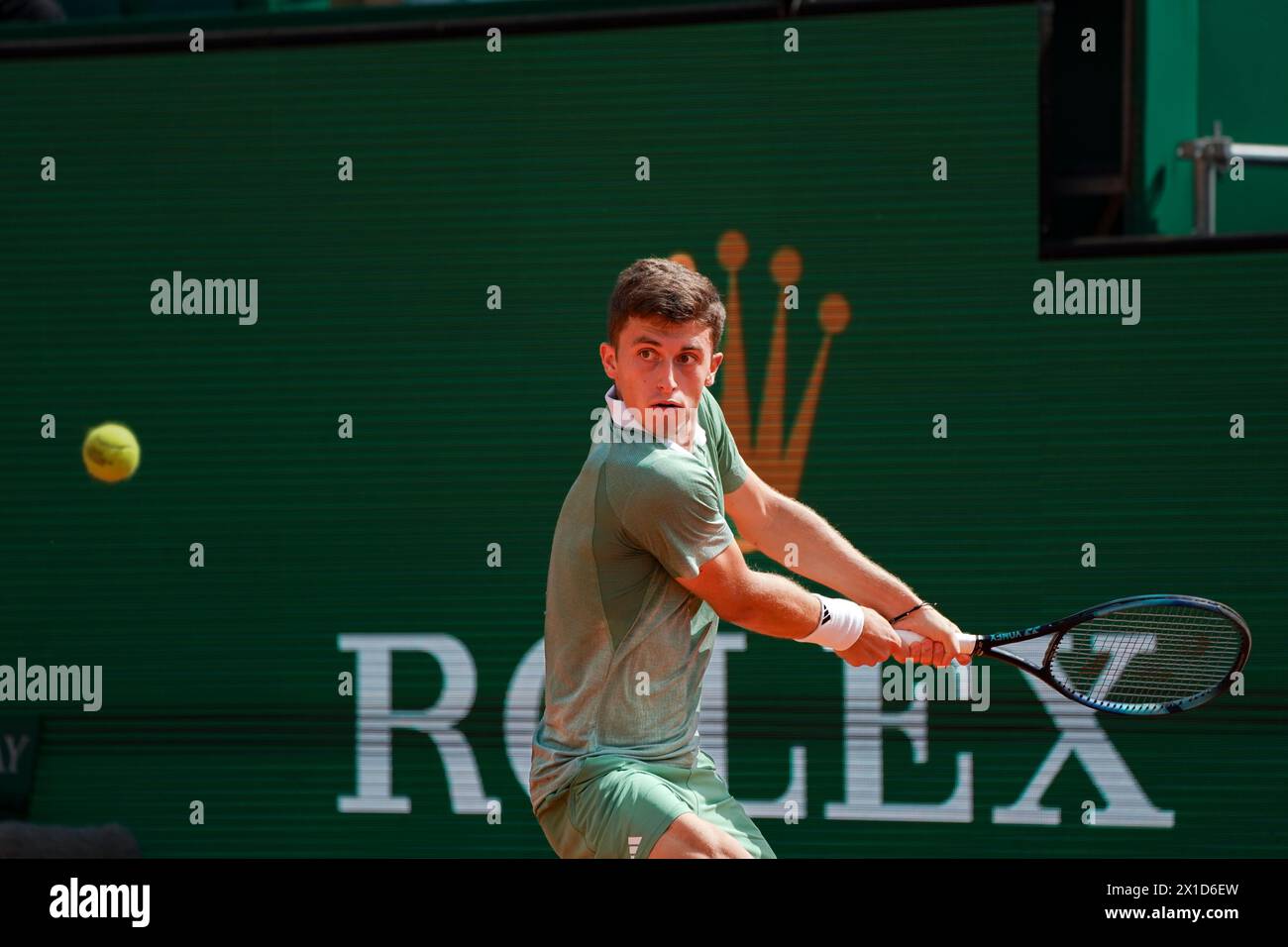 MONTE-CARLO, MONACO - APRIL 08: Luca Nardi of Italie at the Rolex Monte ...