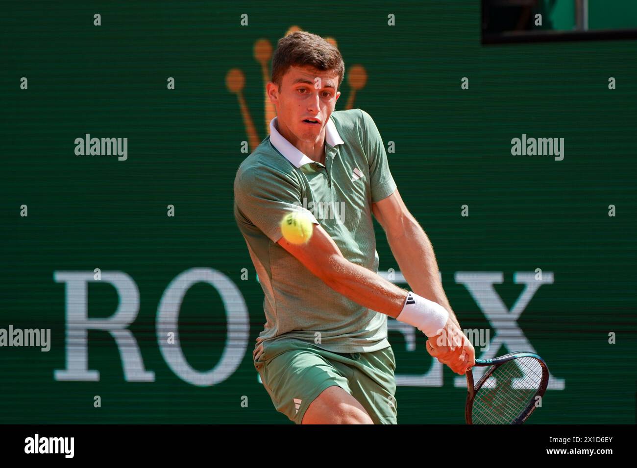 MONTE-CARLO, MONACO - APRIL 08: Luca Nardi of Italie at the Rolex Monte ...